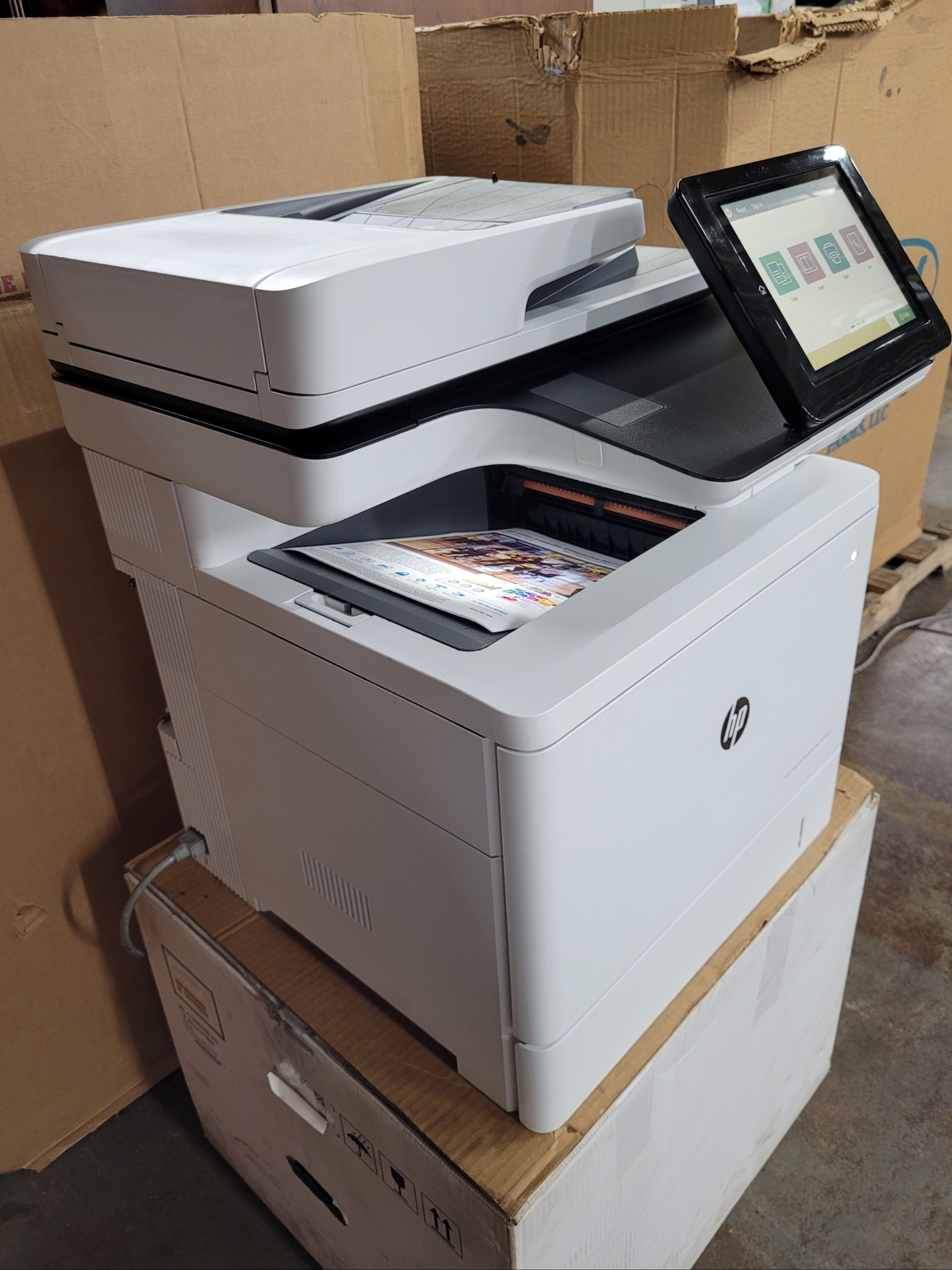 HP COLOR LJ MFP M577C COLOR LASER ALL IN ONE EXPERTLY SERVICED & FULL ...