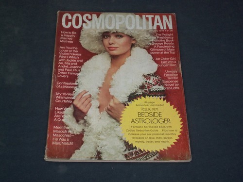 1971 JANUARY COSMOPOLITAN MAGAZINE - LYNN WOODRUFF, PHOTO BY SCAVULLO ...
