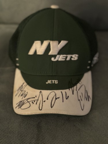 NY Jets Hat Autographed Licensed NFL Reebok Equipment Adult One size ...