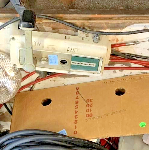 Boat Quicksilver Marine side mount throttle shifter Chrysler controller ...