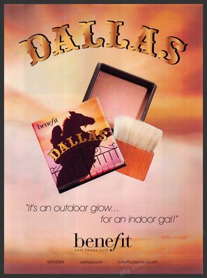 Benefit Cosmetics Dallas 2000s Print Advertisement Ad 2006 | eBay
