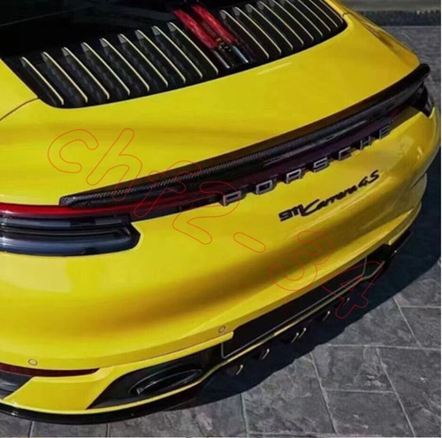 For Porsche 911 992 turbo S 2019-2023 Dry Carbon Car Rear Trunk Spoiler ...