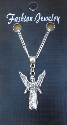 Archangel Gabriel Pendant Necklace 18" or 24 Inch Angel Gavri'el ...
