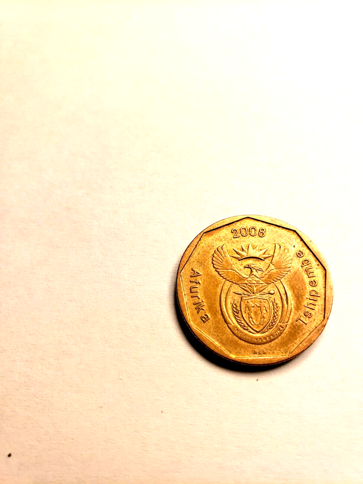 Sale!2008 | South Africa | 50 cents Dzonga | circulated | COIN ...