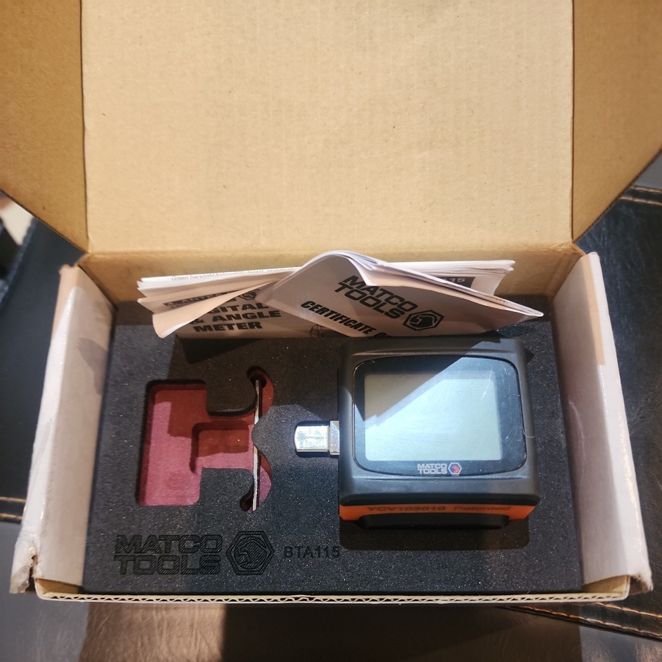 3/8 Compact Portable Matco BTA115 Digital Torque & Angle Meter tool | eBay