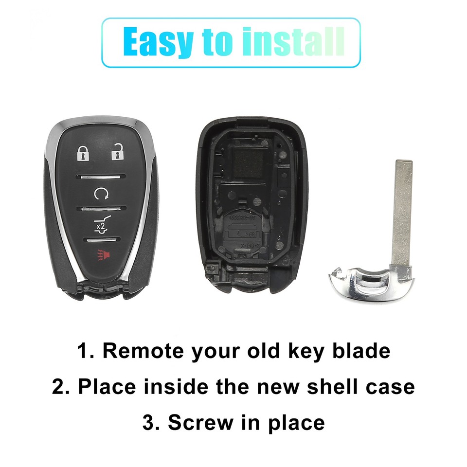Keyless Entry Remote Key Shell Cover fits for Chevrolet Blazer 2019 ...