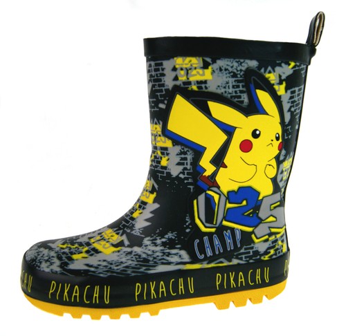Pokemon Wellington Boots Kids Pikachu Wellies Rain Snow Boots Boys ...