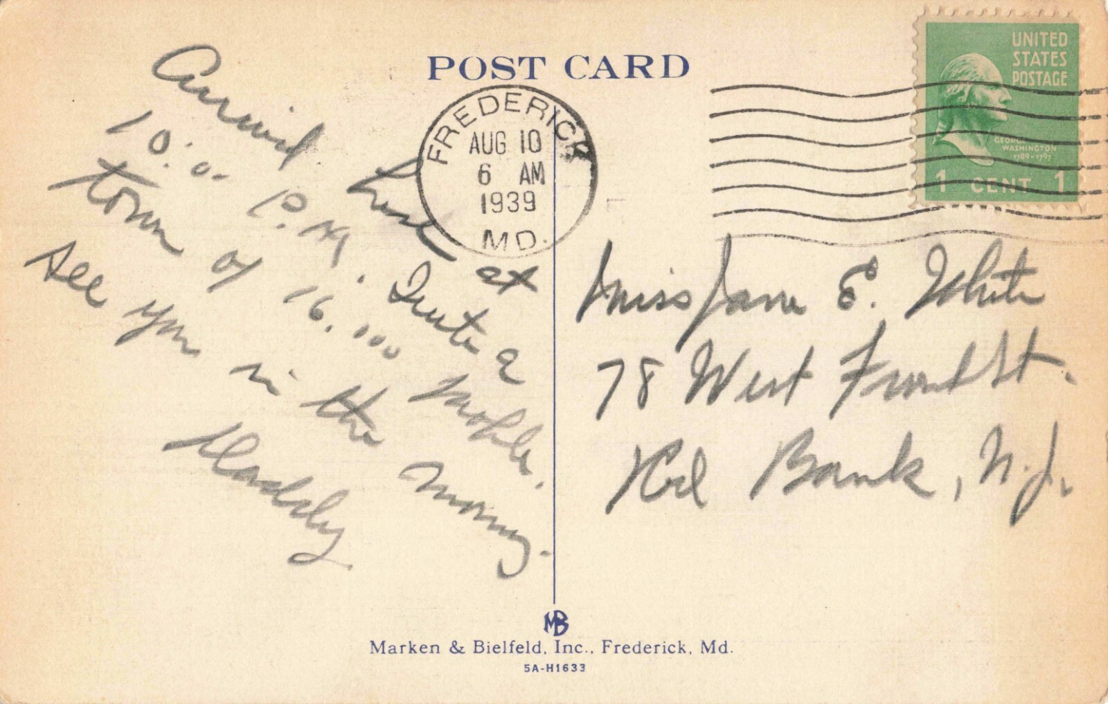 Postcard Barbara Fritchie | eBay