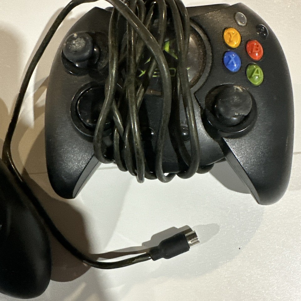 2x Original Xbox Controller - OEM Microsoft - 1 Duke And 1 Type-S ...