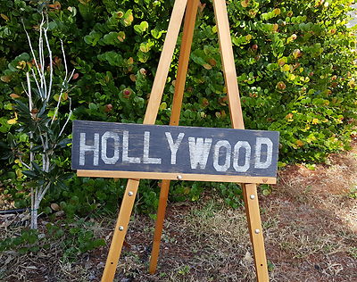 Distressed and vintage look Hollywood sign/city/LA | eBay