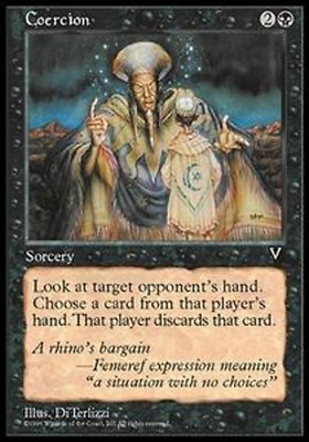 MRM FR/VF Coercition (Coercion) MTG magic VIS | eBay