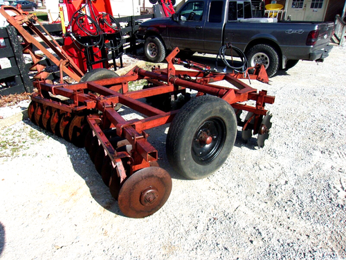 Used MF 7 ft Wheel Disc Harrow on bearings***(FREE 1000 MILE DELIVERY ...