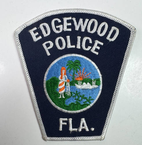 Edgewood Police Florida FL Patch H7 | eBay