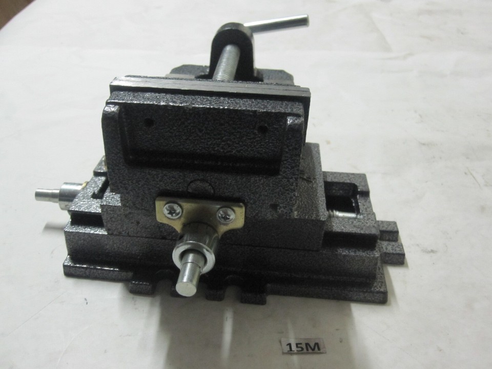 2 Way 4'' Drill Press X-Y Compound Vise Cross Over Slide Mill Milling ...