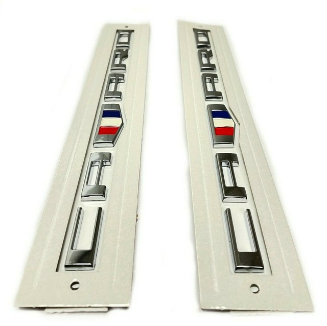 2016-2020 Chevy Camaro LS LT SS Zl1 Chrome Heritage Fender Emblems GM ...