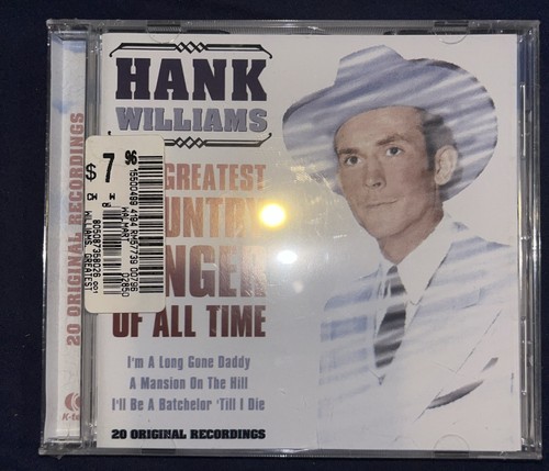Greatest Country Singer of All Time by Hank Williams (CD, 2003) for ...