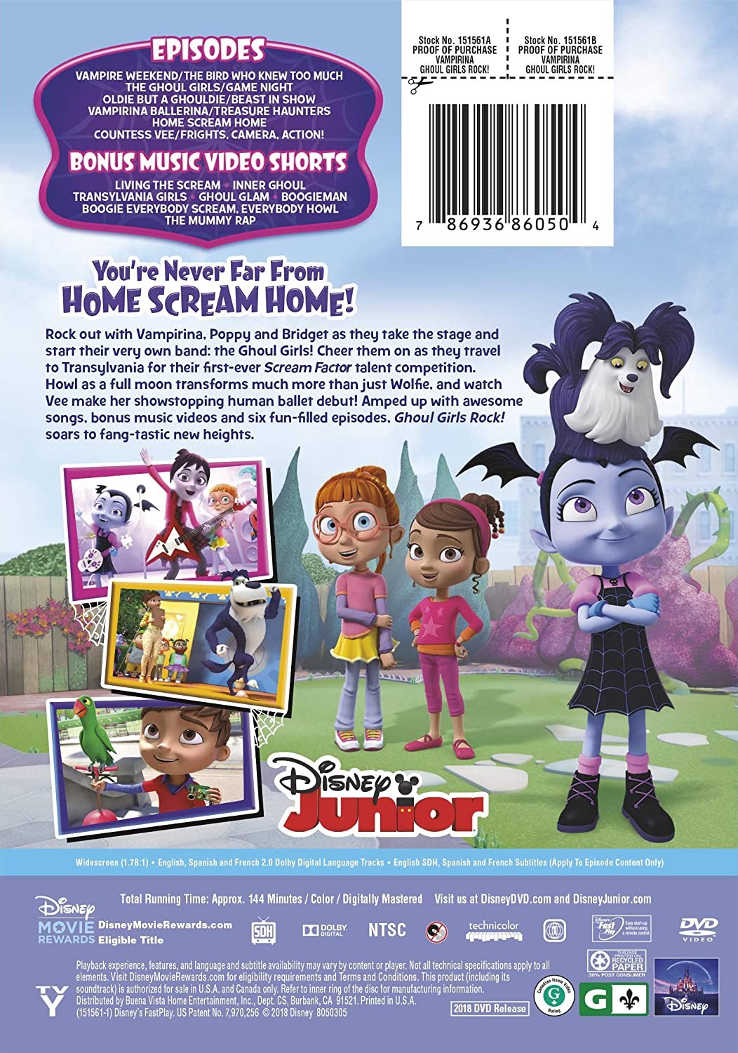 Vampirina (DVD) Isabella Cramp Lauren Graham James van der Beek (US ...