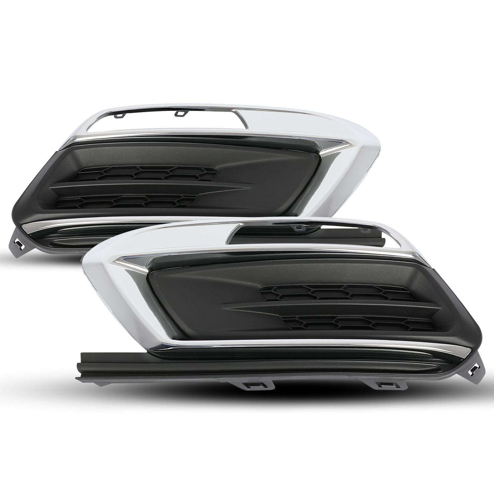 HECASA For Chevrolet Chevy Cruze 2015 2016 Fog Light Cover/Bezel Pair ...