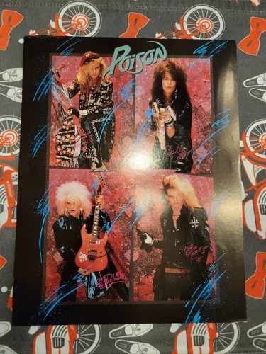 Poison "Look What The Cat Dragged In" Capitol Enigma Record Label Tour ...