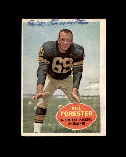 Bill Forester Signed Original 1960 Topps Green Bay Packers Autograph | eBay