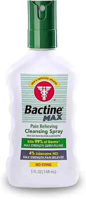 Bactine Max Pain Relieving Cleansing Spray 5 fl.oz *FRESH NEW* | eBay