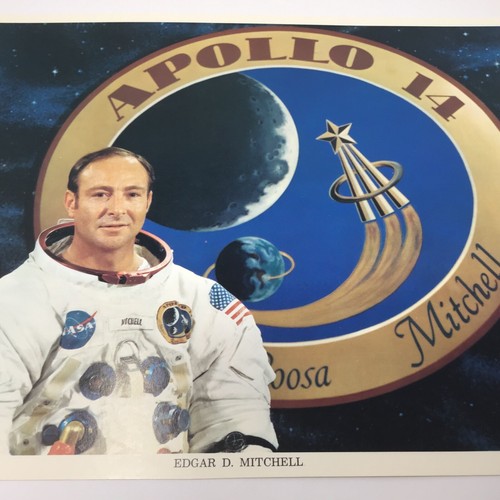 Vintage NASA lithography Apollo 14 Astronaut Edgar D. Mitchell 1971 | eBay