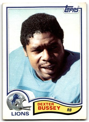 1982 Topps Dexter Bussey . Detroit Lions #336 | eBay