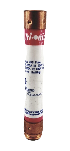 Shawmut TRS30R, Dual Element Time-Delay Fuse, 30A, 600Vac, 300Vdc ...