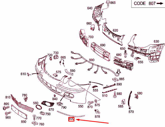 MB E W211 Front Bumper Molding Set A2118852321 A2118852421 NEW | eBay
