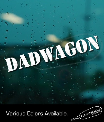 Dadwagon STICKER VINYL DECAL WAGON SUBIE 4 DOOR SEDAN HONDA SUBIE SUB ...