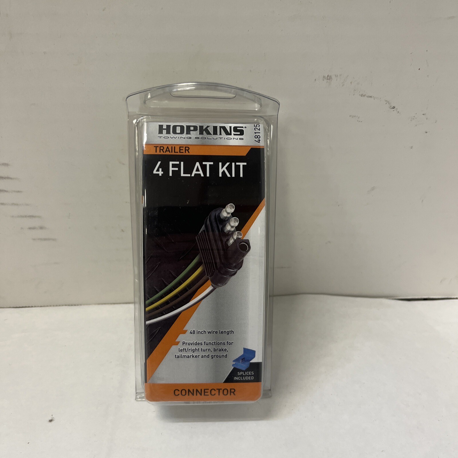 Hopkins 48125 Trailer End Connector Wiring Kit, Flat 4-Way | eBay