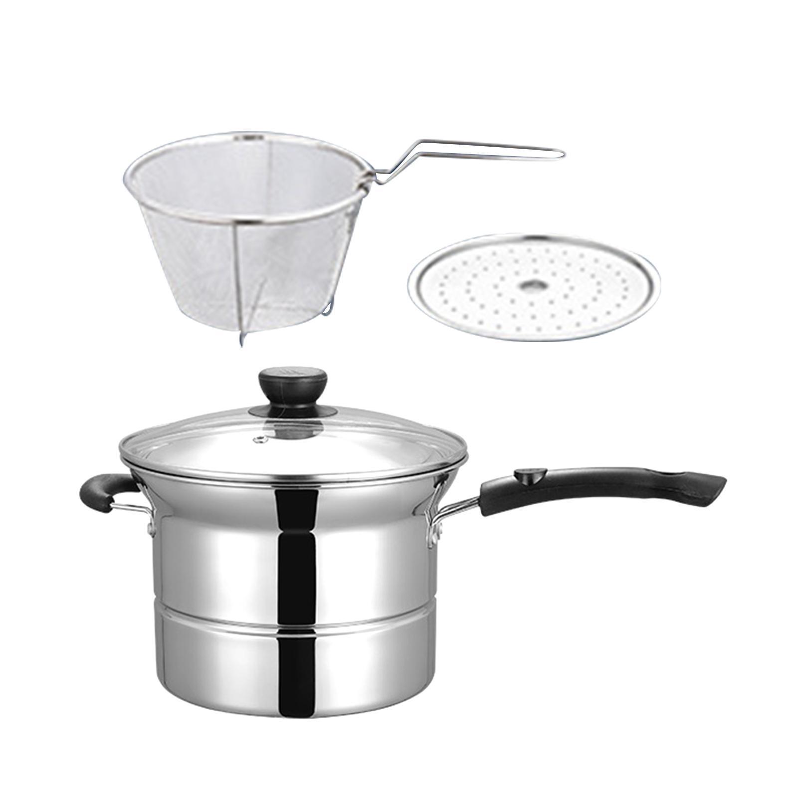 Stainless Steel Cooking Pot Small Sauce Pot for Home Restaurant ...