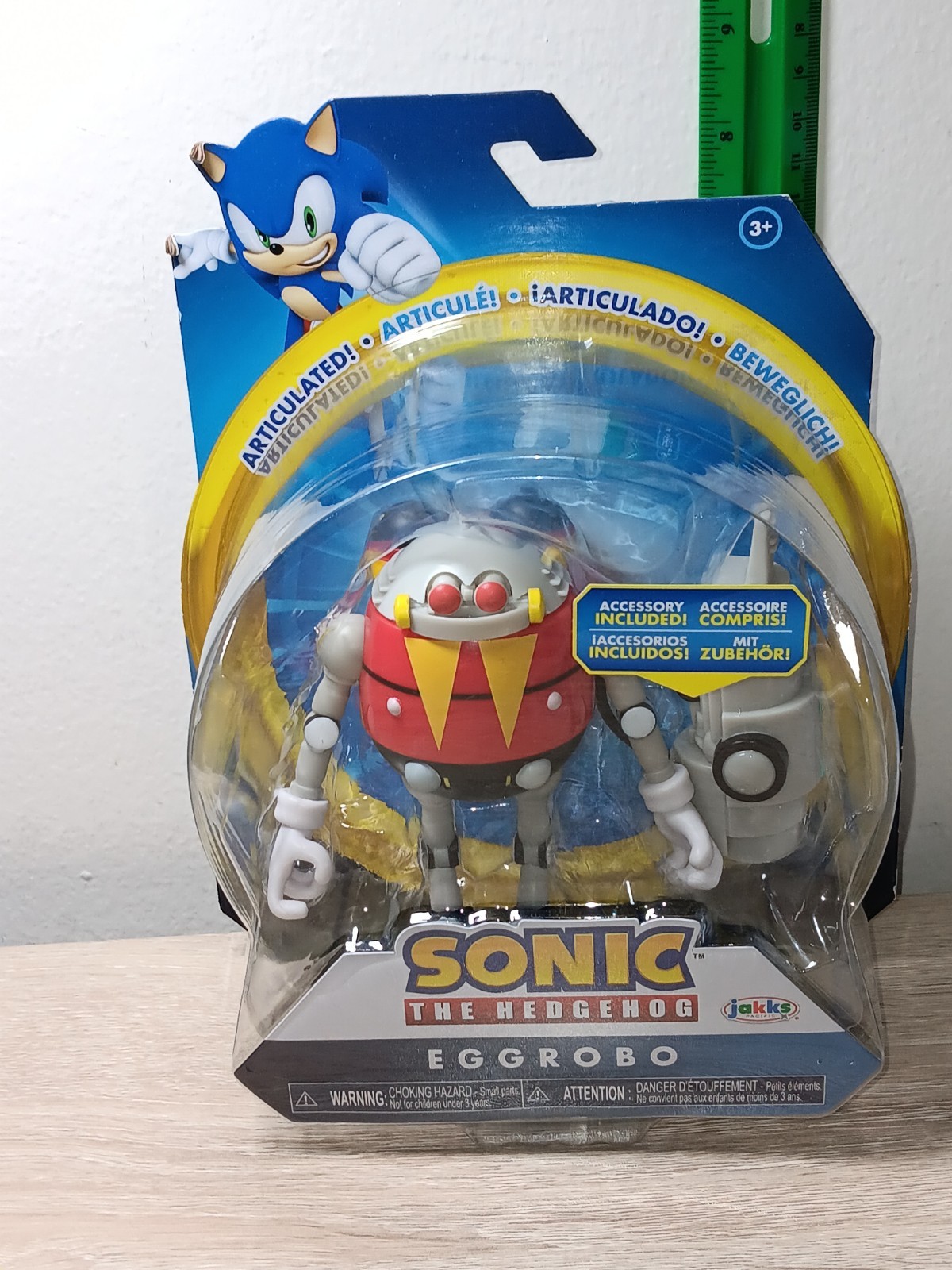 *FREE SHIP* 4" EGGROBO + LAUNCHER Sonic the Hedgehog Figure Jakks ...