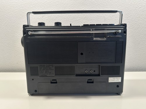 VINTAGE 80's Sanyo M2409 AM/FM Portable Cassette Tape Recorder Japan ...