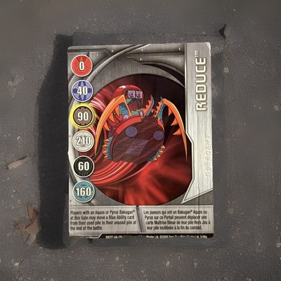 Bakugan:New Vestroia | Reduce 🥈Silver Gate Card |Serial #090803MP |5 ...