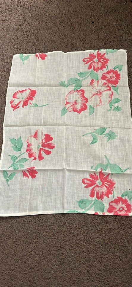 Lot Of 6 Vintage Floral Handkerchiefs | eBay