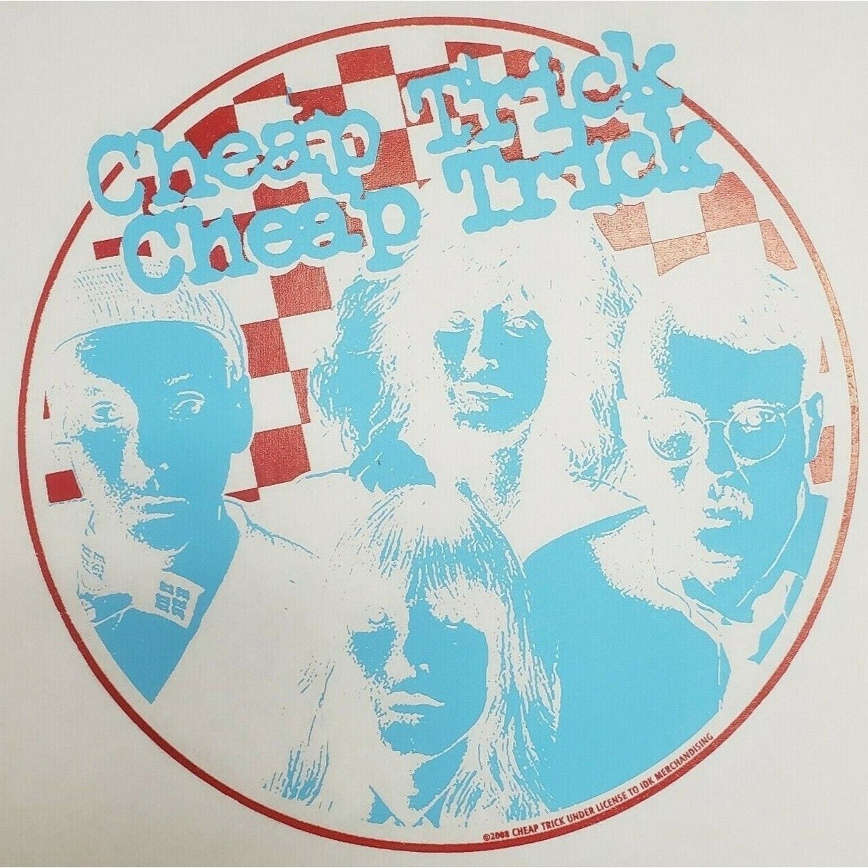 Cheap Trick Logo Iron On Heat Transfer Red & Blue 11"x11" Rock Band | eBay