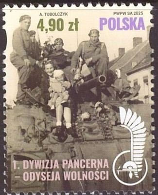 POLAND 2025 ARMY 1st Polish Armored Division ODISSEY of LIBERTY - MNH ...