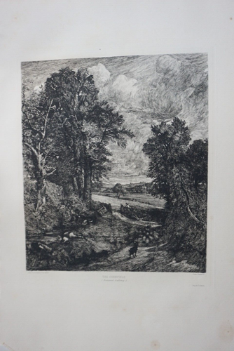 JOHN CONSTABLE (1776-1837) LANDSCAPE ENGRAVING COUNTRYSIDE FOREST ...