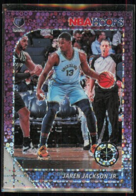 2019-20 Raw Jaren Jackson Jr. Memphis Grizzlies #90 Purple Disco Prizm ...