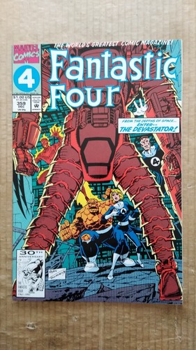 FANTASTIC FOUR #359 NM- 1991 Marvel Comics 1st App DEVOS the DEVASTOR ...