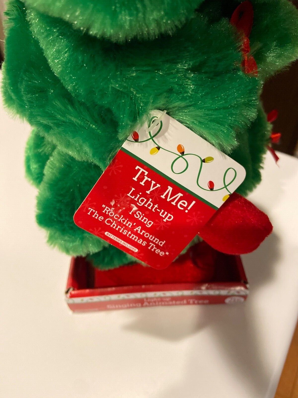 NIB LIGHT-UP SINGING ANIMATED CHRISTMAS TREE BY DANDEE | eBay