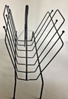 Mid-century Modern Metal Magazine Rack Atomic Black Vintage MCM Retro ...