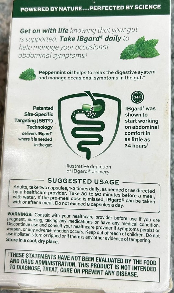 IBgard Abdominal Comfort 48 CT Exp: 12/2026 763935117044| eBay