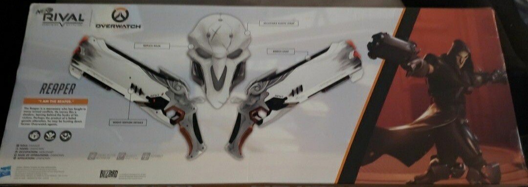 Nerf Rival Overwatch Reaper (Wight Edition) Collector Pack Gamestop ...
