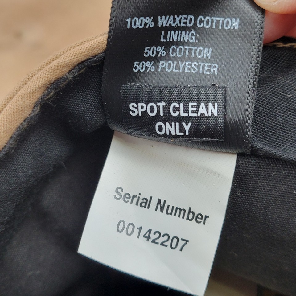 Stormy Kroger Hat Cap Fitted Mens 7 3/8 Brown Tan Waxed Cotton Outdoor ...