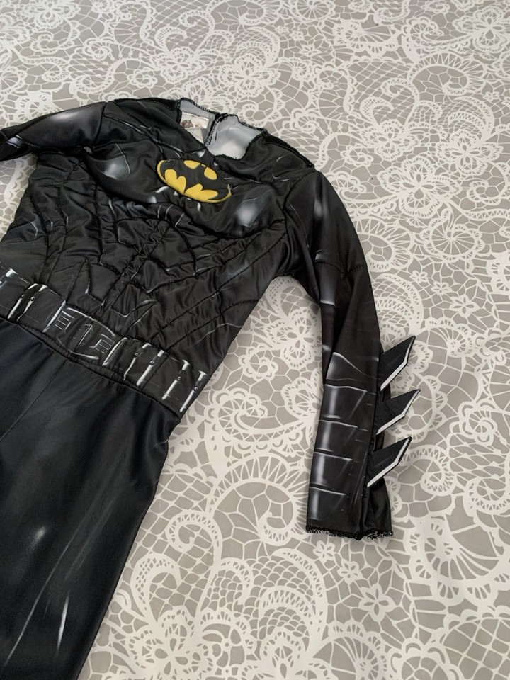 Rubies Boys Batman One Piece Halloween Costume Size Small 5/6 padded ...