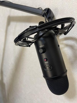 Blue Yeti Black USB Microphone with Boom Arm Used | eBay Australia