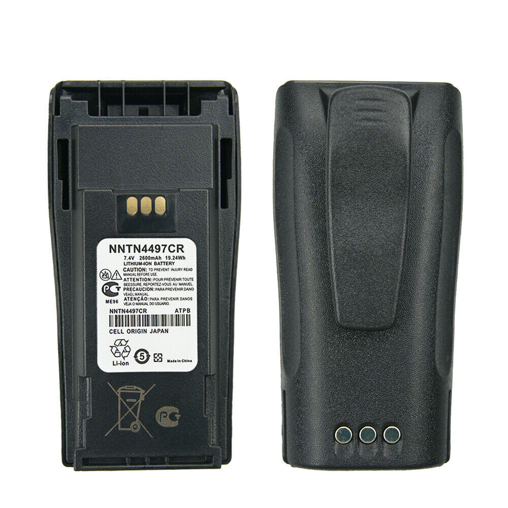 2600mAh Li-ion Battery for Motorola Radios CP200 CP360 CP180 NNTN4496 ...