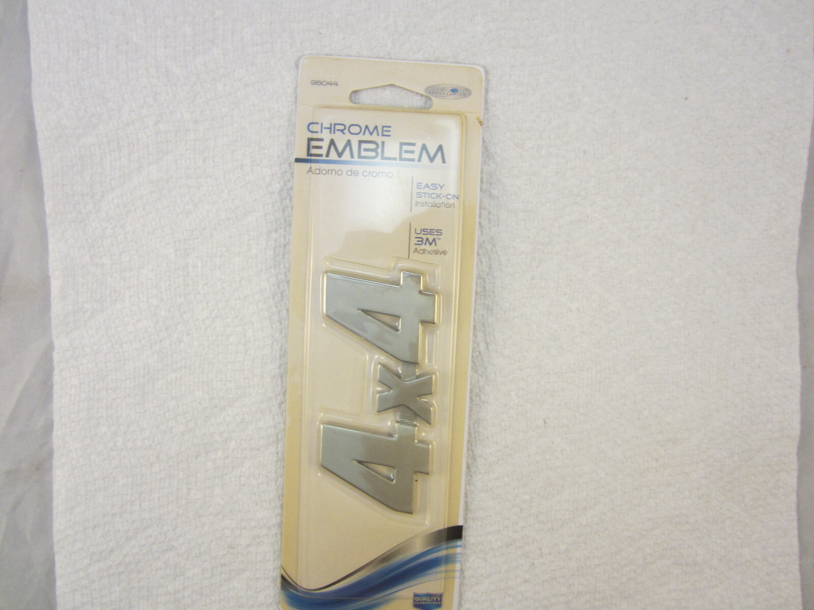 Chrome 3D 4X4 Stick On Emblems Car /Truck / Pickup 4 X 4 & AWD 3 D ...